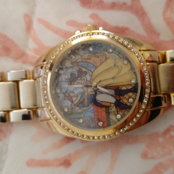 Disney | Accessories | Disney Princess Belle Wristwatch | Poshmark